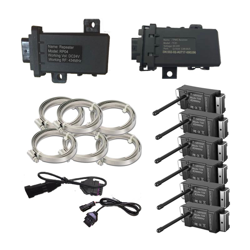 TC01-6，6 Tires Internal Can-bus Tpms for Bus Truck trailer from China ...